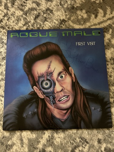 ROGUE MALE FIRST VISIT LP VINYL RECORD 1985 Autographed | eBay