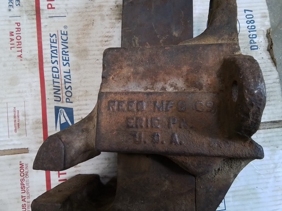 REED Vintage Bench Vise 104 4" Wide Jaws Open to 6" Erie, PA USA | eBay