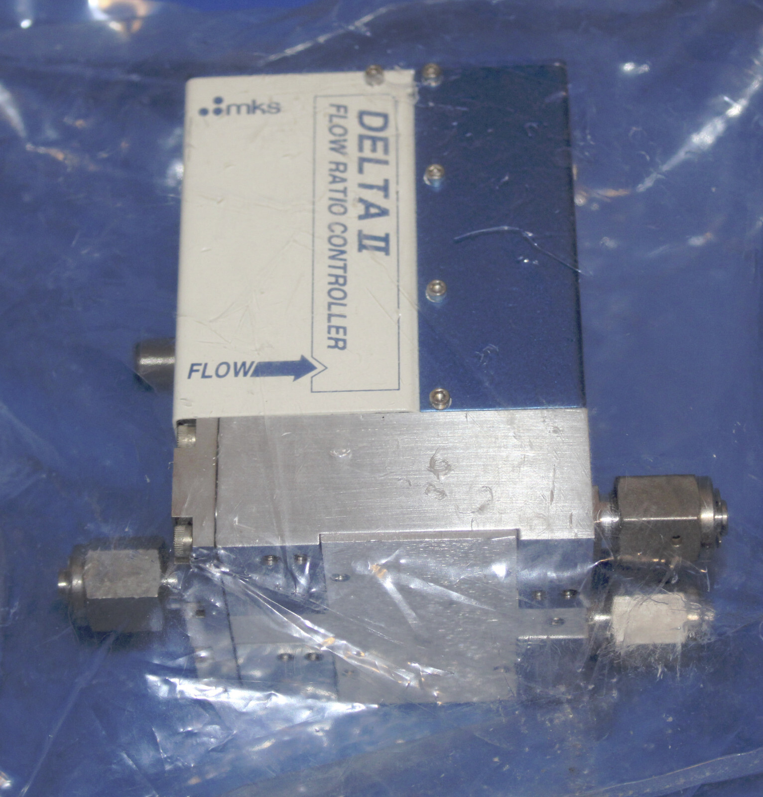 NEW MKS DELTA II 2-zone Flow Ratio Controller N2 Range 10K SCCM ...