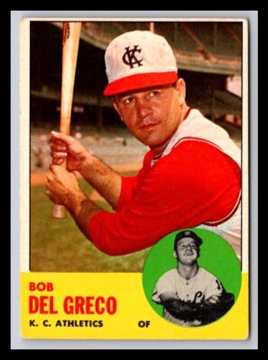 1963 Topps #282 Bob Del Greco GD | eBay