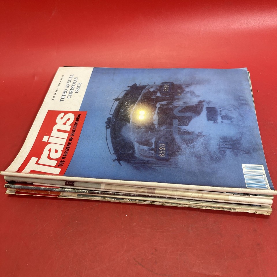 Lot of 9 Trains Magazines Vintage Rail Railroad. 1970’s | eBay