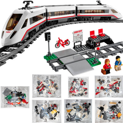 LEGO 60051 High-Speed Passenger Train: ALL NUMBERED BAGS, NEW/SEALED ...