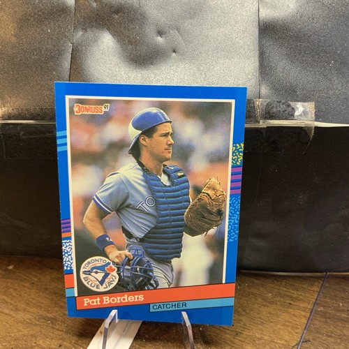 1991 Donruss Baseball Card #317 Pat Borders Blue Jays | eBay