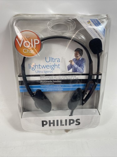 Phillips ultra weight multi media Voip Head Set New Old Stock 30 | eBay