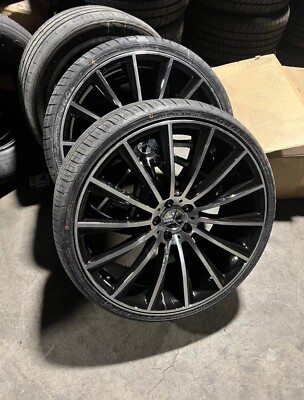22x9 / 22x10 Wheels Tires Fit Mercedes S600 S550 S65 CL500 CL550 22 ...