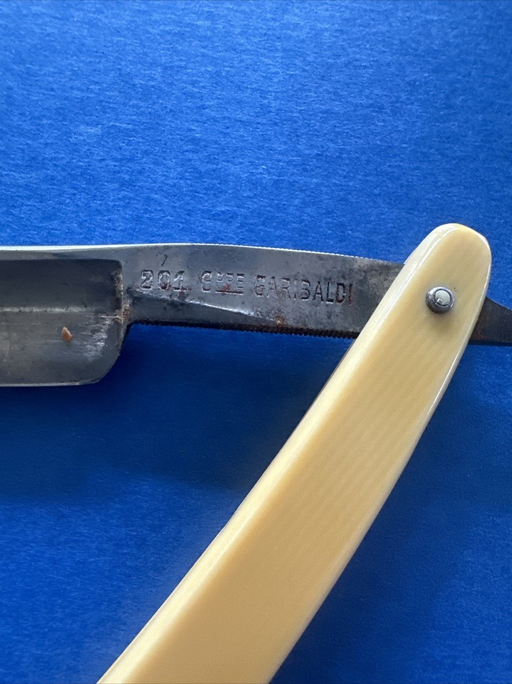 ANTIQUE 201 GPPE GARIBALDI ITALY STRAIGHT RAZOR | eBay
