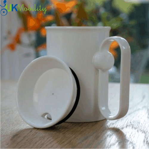 HandSteady Anti-Spill Cup Mug With Rotating Handle Arthritis Disability ...