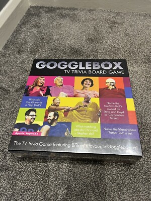 Gogglebox TV Trivia Board Game - New - Sealed | eBay UK