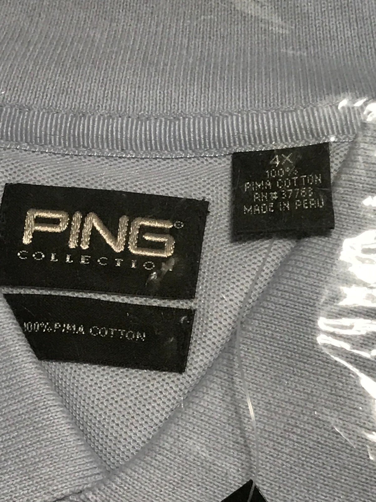 Ping Golf Polo Shirt Periwinkle 100% Pima Cotton Men's Size 4XL NEW | eBay
