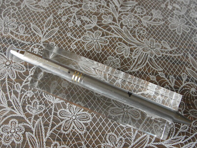 Vintage Chromatic Brushed Chrome Gold Bands Ballpoint - Laclede Steel ...