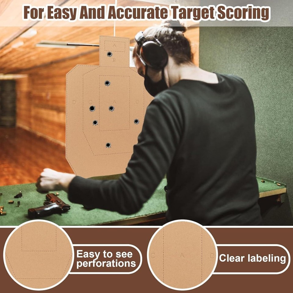 Shooting Targets for USPSA 30x18in Tactical Cardboard Targets for ...