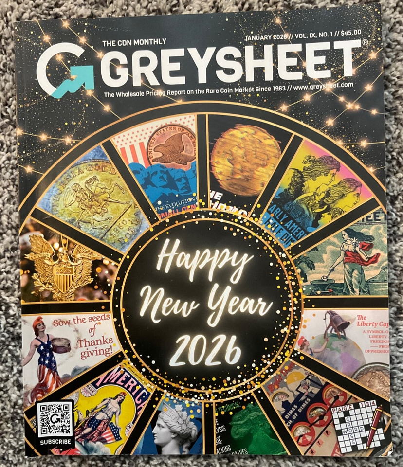 JANUARY 2026 GREYSHEET COIN VALUE MAGAZINE COIN DEALER MONTHLY | eBay