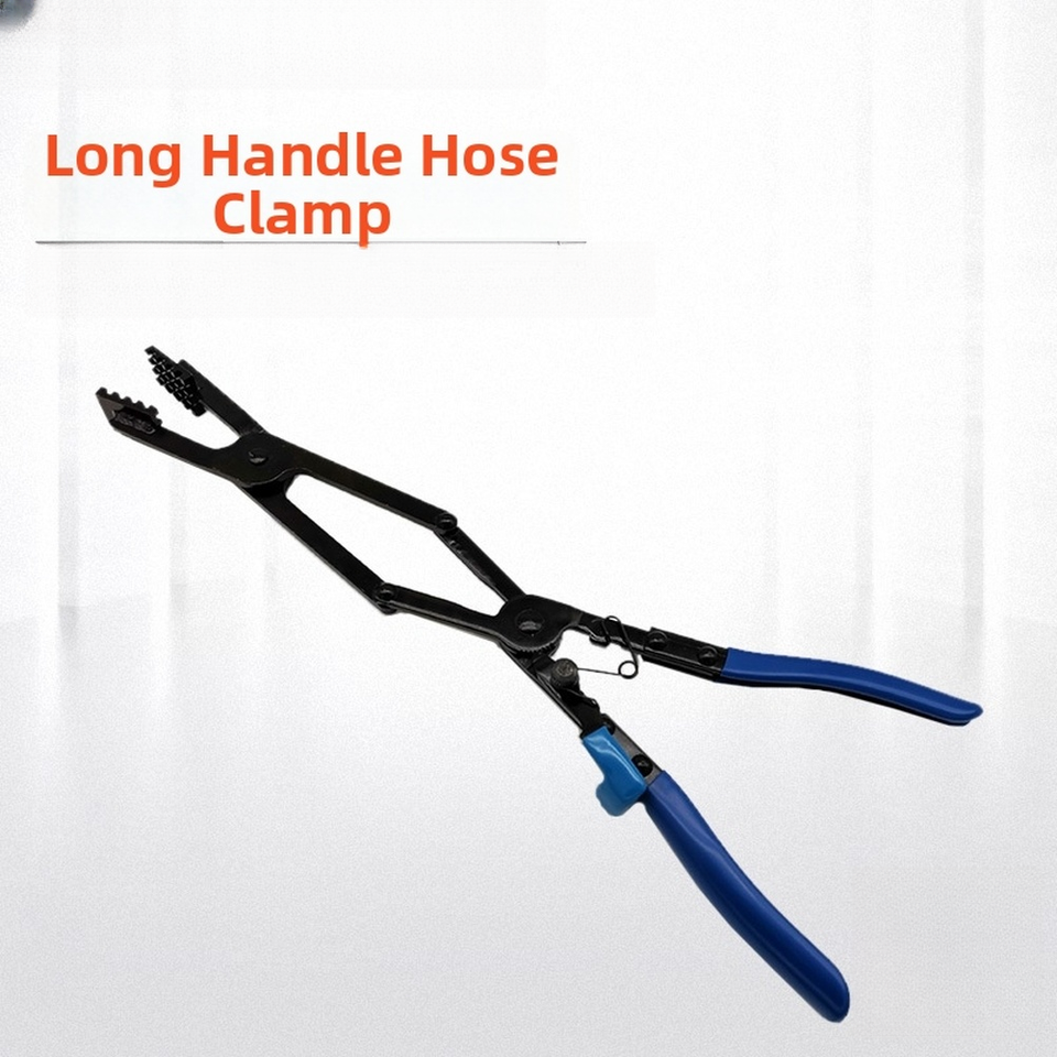 Long Reach Cross Cut Tip Pliers 17 Inch Hose Fastener Tool Ratcheting ...