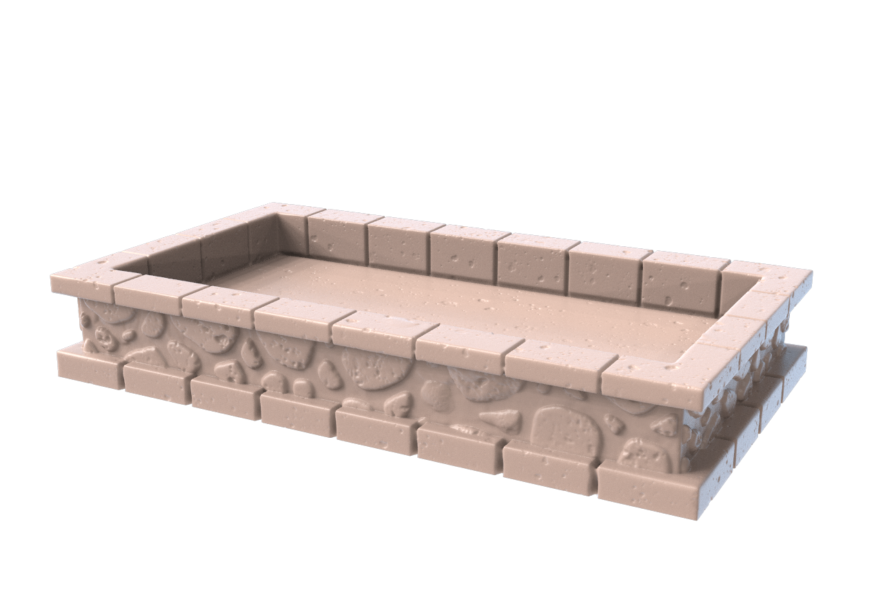 Fantasy Courtyard Palace DND Terrain Scenery Basing Scenic Diorama ...