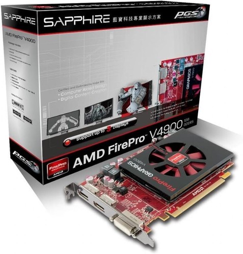 SAPPHIRE AMD FIREPRO V4900 1GB GDDR5 GRAPHICS CARD | FACTORY SEALED | eBay