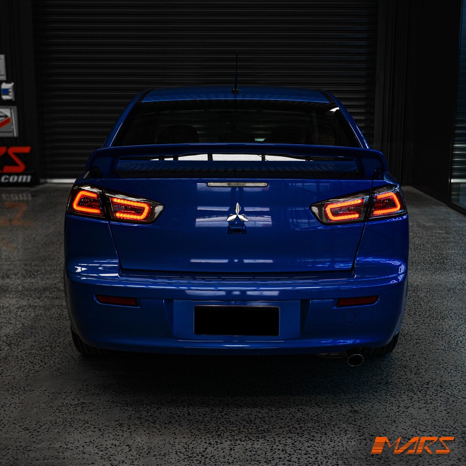 MARS Full Smoked LED Tail Lights for MITSUBISHI LANCER CJ CF SEDAN 07 ...