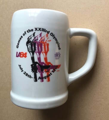 1984 Olympics VINTAGE Mug Los Angeles XXIIIrd Olympiad | eBay