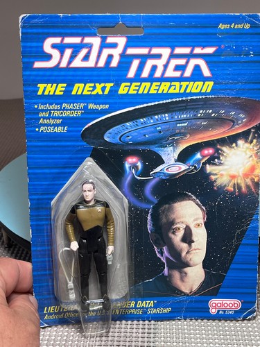 1988-Star Trek The Next Generation Lieutenant Commander Data Figure ...