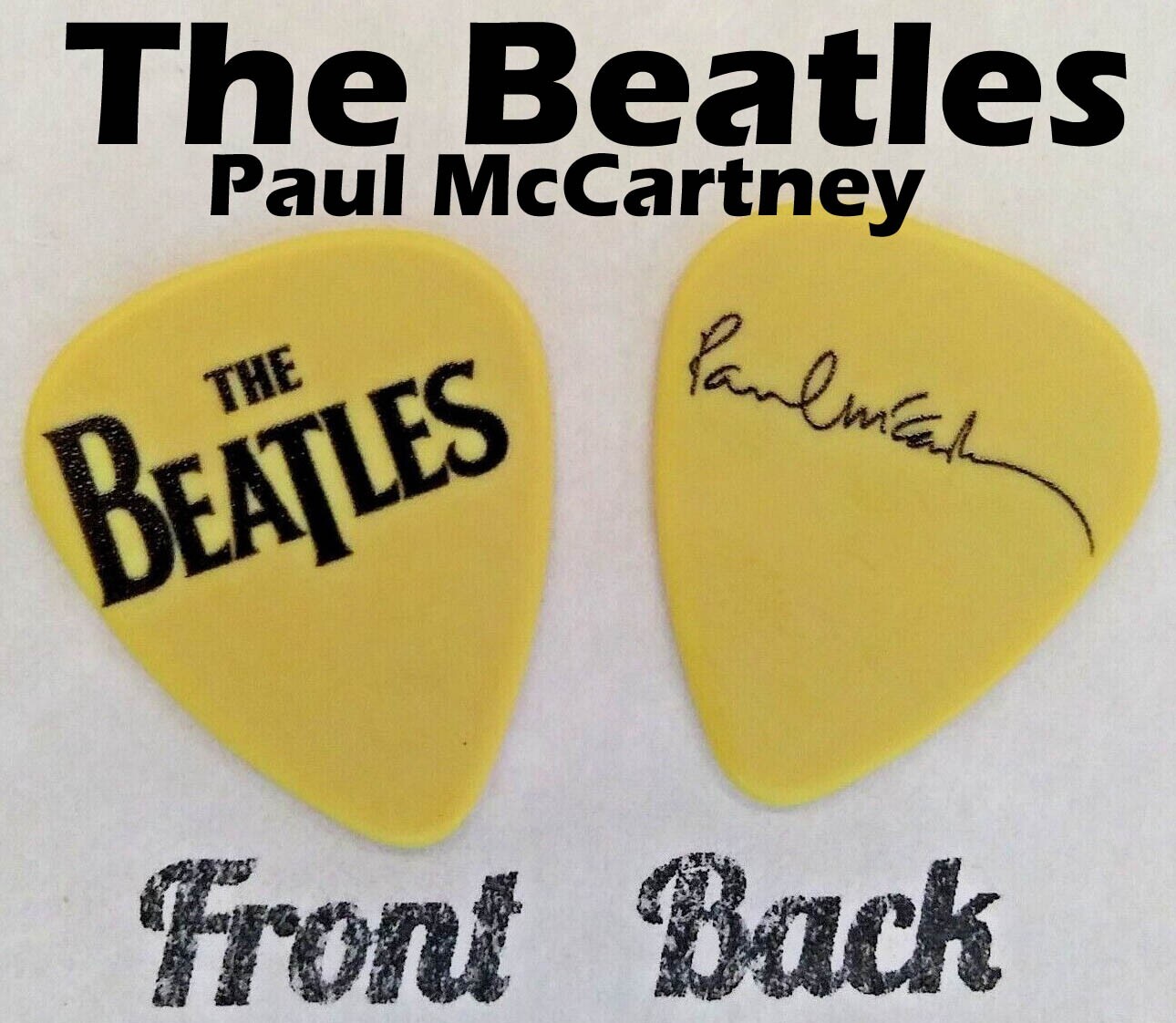 BEATLES Paul MCCARTNEY signature guitar pick (BG-T11) | eBay