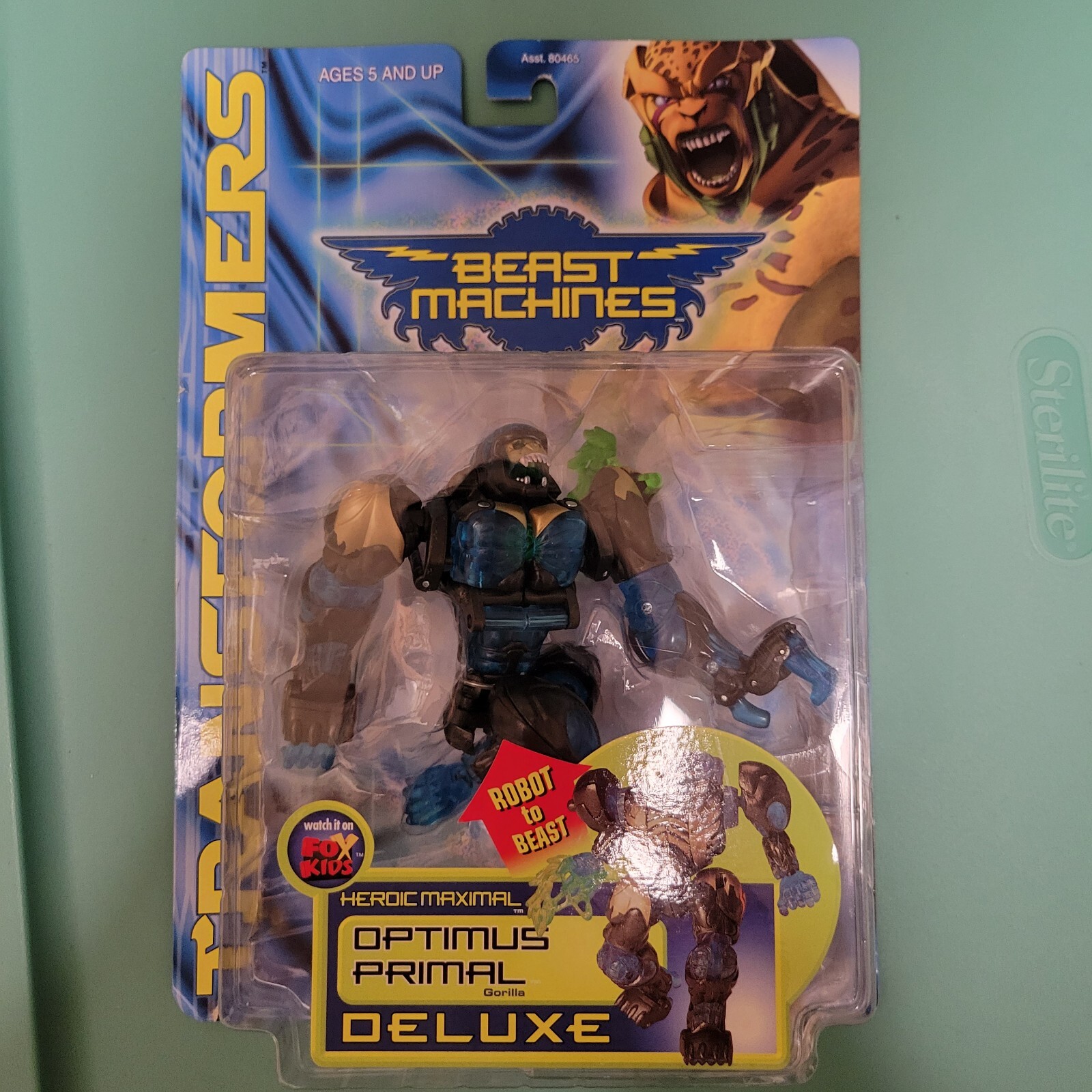 Transformers Beast Machines Optimus Primal Deluxe Heroic Maximal 1999 ...