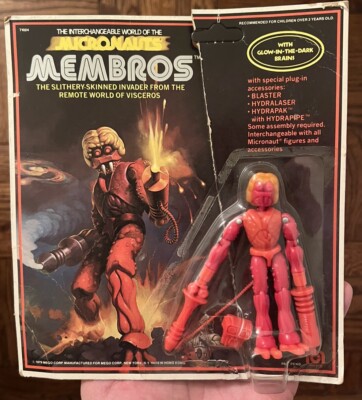 Vintage Mego Micronauts 1979 Membros Mint On Card MOC Orange Brain ...