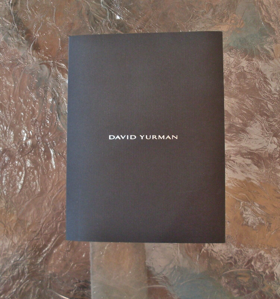 David Yurman Folder w/ Sealed Polishing Cloth -Sealed Small Pouch - DY ...