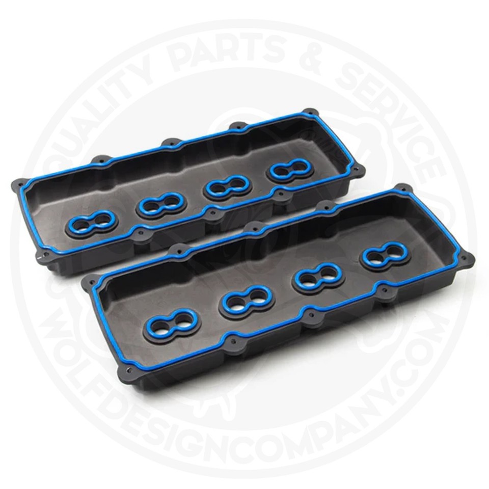 Hemi Finned Aluminum Valve Covers kit Gen 3 5.7L 6.1L & 6.4L | eBay