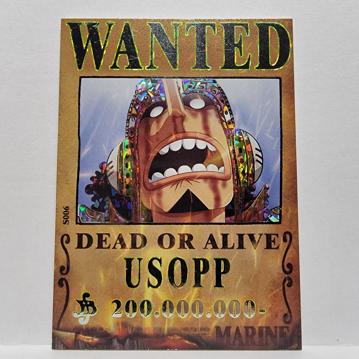One Piece Usopp Wanted Poster