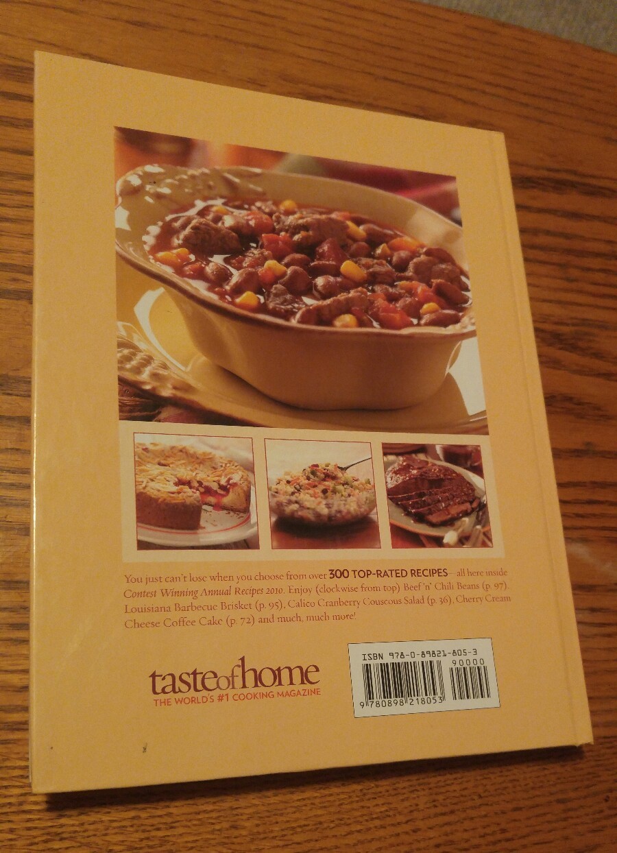 000 Taste of Home Contest Winning Annual Recipes 2010 Cookbook | eBay