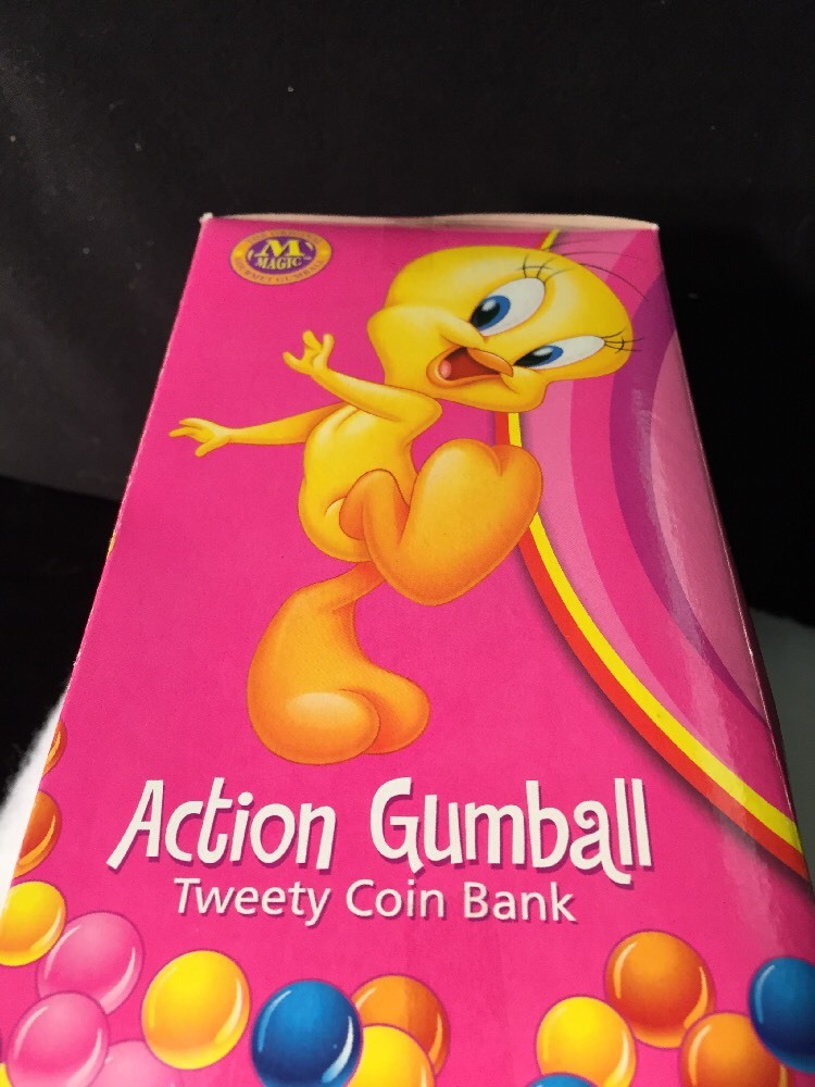 TWEETY GUM BALL LOONEY TUNES ORIGINAL MAGIC GOURMET MAGIC ACTION BRAND ...