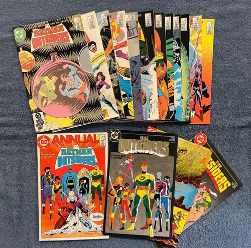 BATMAN AND THE OUTSIDERS 16 Issue LOT with #1 Outsiders! 1st Appearance ...