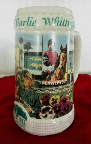 1995 Oak Tree Salutes Charlie Whittingham Stein #ST55 | eBay
