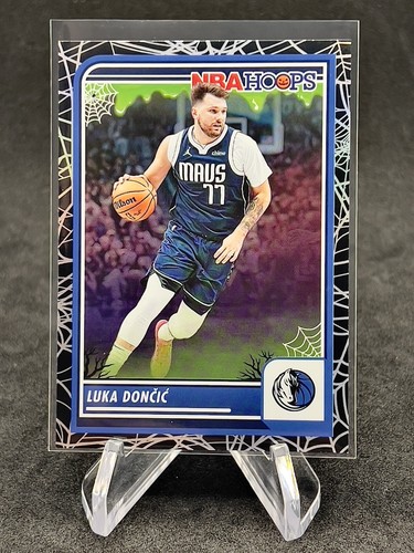 2023-24 Panini Haunted Hoops Luka Doncic Spider Webs Holo SSP #9. Mavs ...
