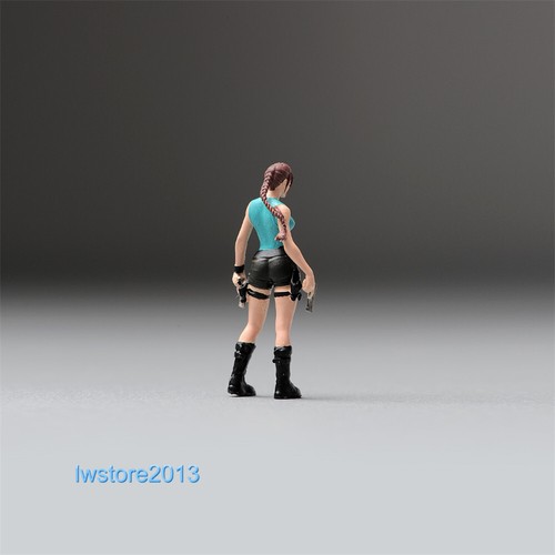 1/87 Scene Props Lara Croft Girl Zombies Miniature Figures Model For ...