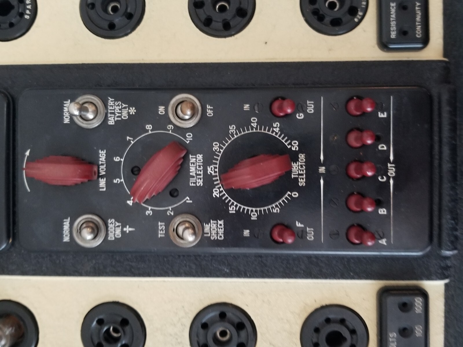 VINTAGE WESTON MODEL 771 TUBECHECKER TUBE TESTER | eBay