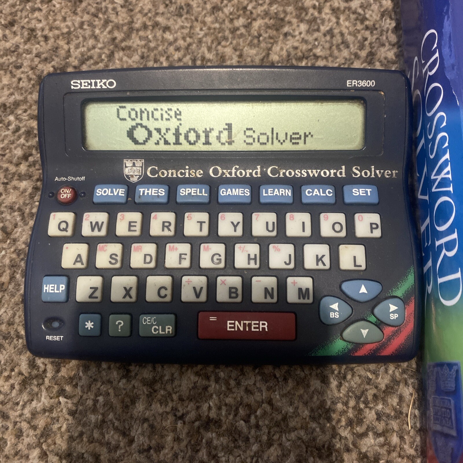 Seiko ER3700 Oxford Crossword Solver Thesaurus Spellchecker Calculator ...