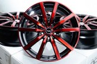 18" Wheels Rims Red Black 5x114.3 Fit Altima Sentra Veloster Sonata ...