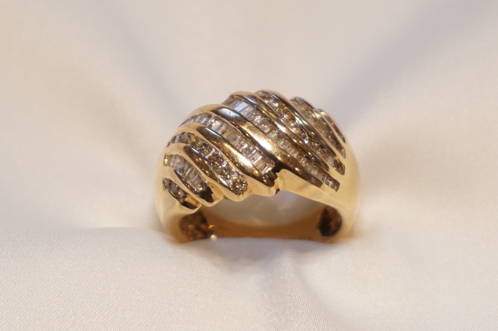 14K Yellow Gold Diamond Ring, John C Rinker, 6.7 gram… - Gem