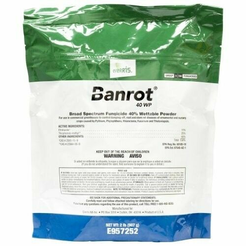 Banrot 40 WP 2 Lb. Fungicide 25 Thiophanate-methyl 15 Etridiazole for ...