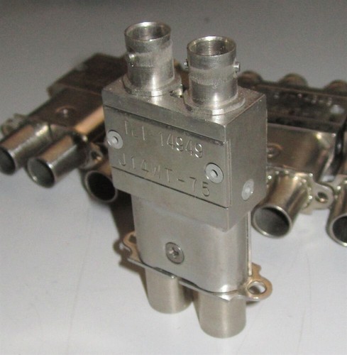 Lot of 8 TE Electronics Trompeter TEI14949 J14WT-75 Video Jack w ...