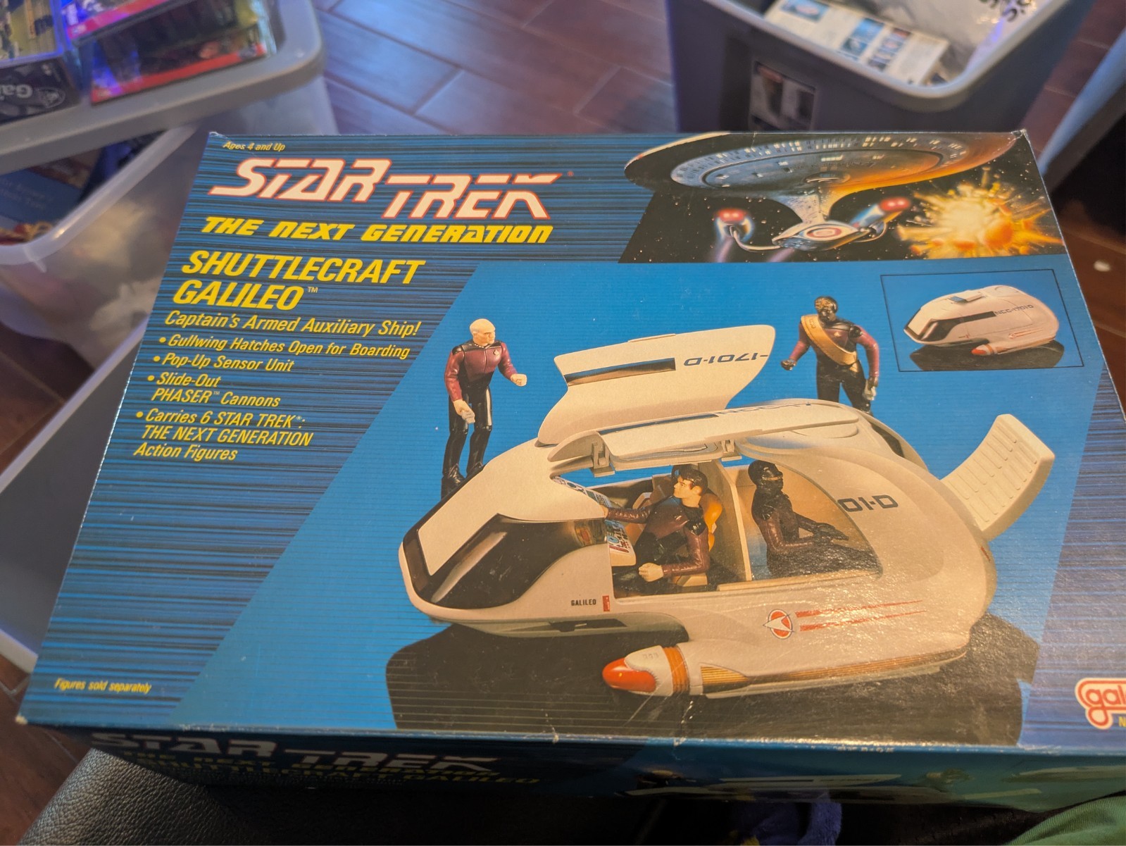 Star Trek The Next Generation Shuttle craft Galileo 1989 Galoob | eBay