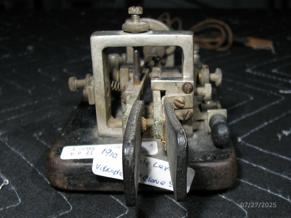 V.D. Liggett Semi-Automatic Telegraph Key Or Bug / Vibroplex Double Lever Clone | eBay
