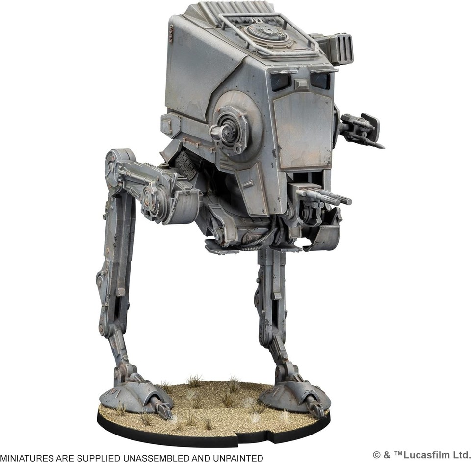 Atomic Mass Games Star Wars Legion: AT-ST Walker Miniatures Game Ages ...