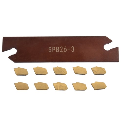 11pcs Cutting Blade Turning Tool Set GTN-3 SP300 High Quality SPB26-3 ...