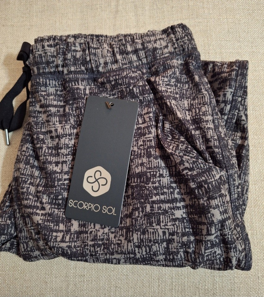 Scorpio Sol Joggers with Pockets Black Distressed Size Medium; Brand ...