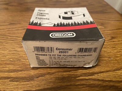 Oregon 28001 Part Consumer Spur Sprocket System 3/8-6 | eBay