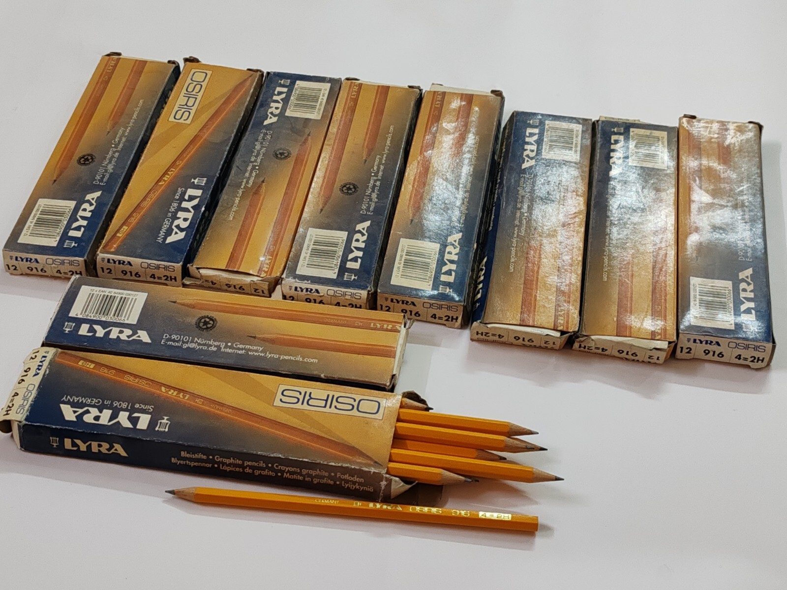120 Pcs Of Vintage Nos Lyra OSIRIS 916 4=2H Pencil , Germany | eBay