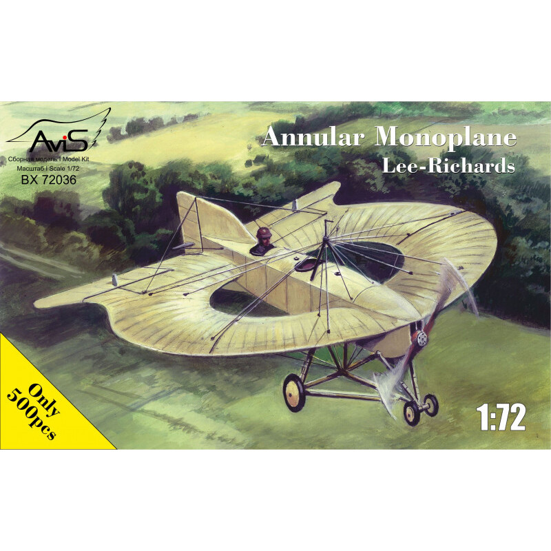 Annular monoplane Lee-Richards - Plastic Model Kit Aircraf Scale 1:72 ...