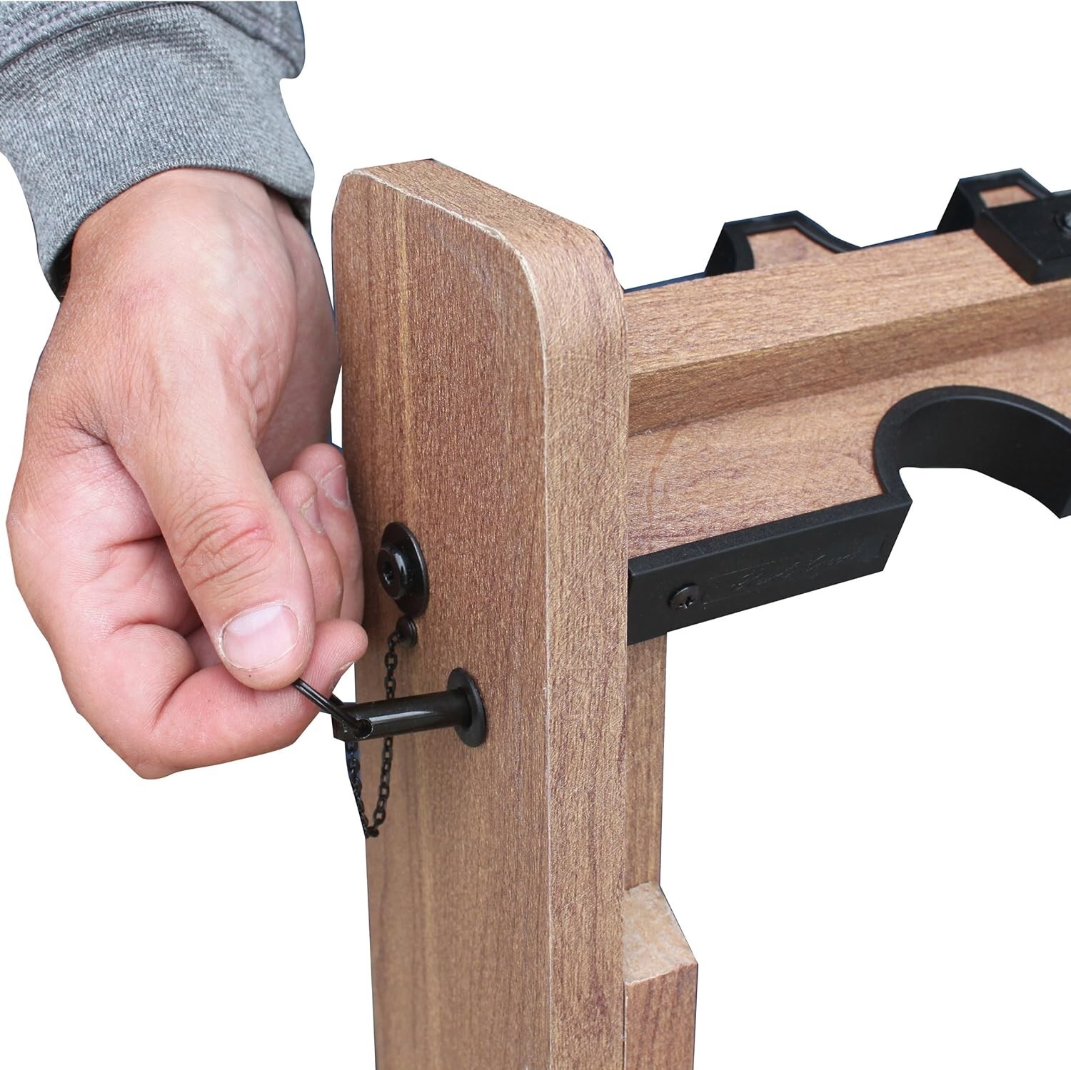 Rifle Gun Storage Rack Shotgun Stand Portable Folding Free Standing 10 ...