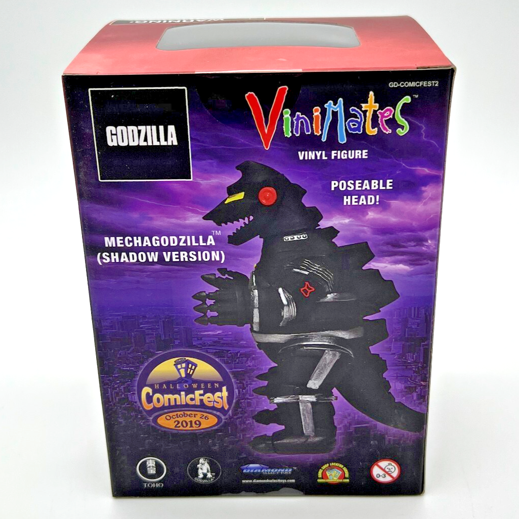 Vinimates 2019 Comicfest Mechagodzilla Shadow Version Godzilla Figure ...